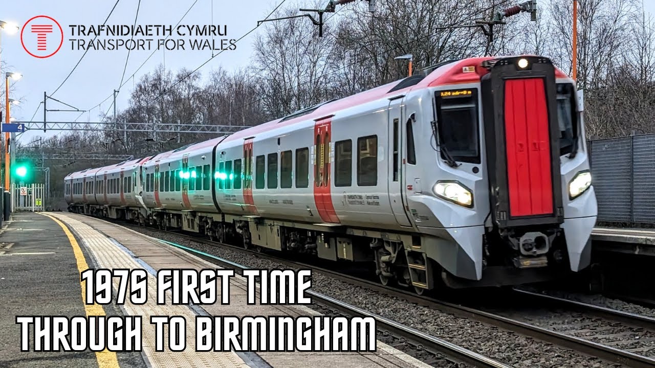 Class 197s FIRST TIME through to Birmingham 21/01/23 - YouTube