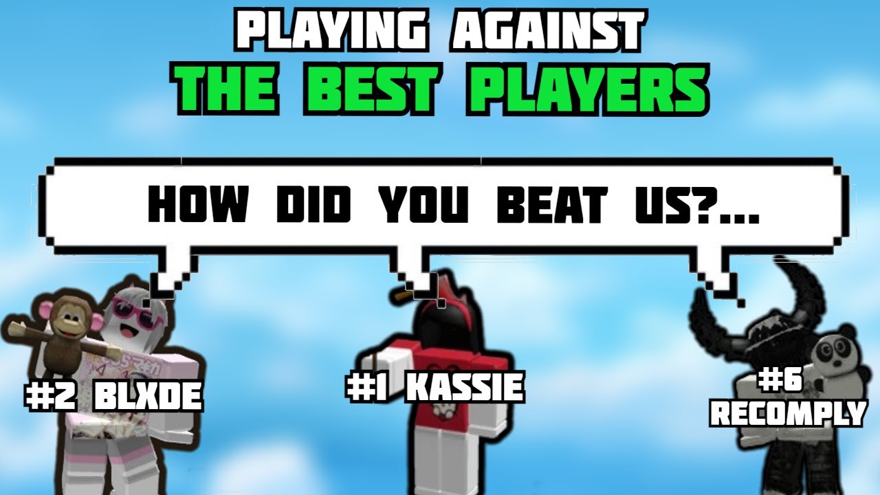 I Played Against TOP 10 LEADERBOARD PLAYERS In Roblox Rivals... - YouTube