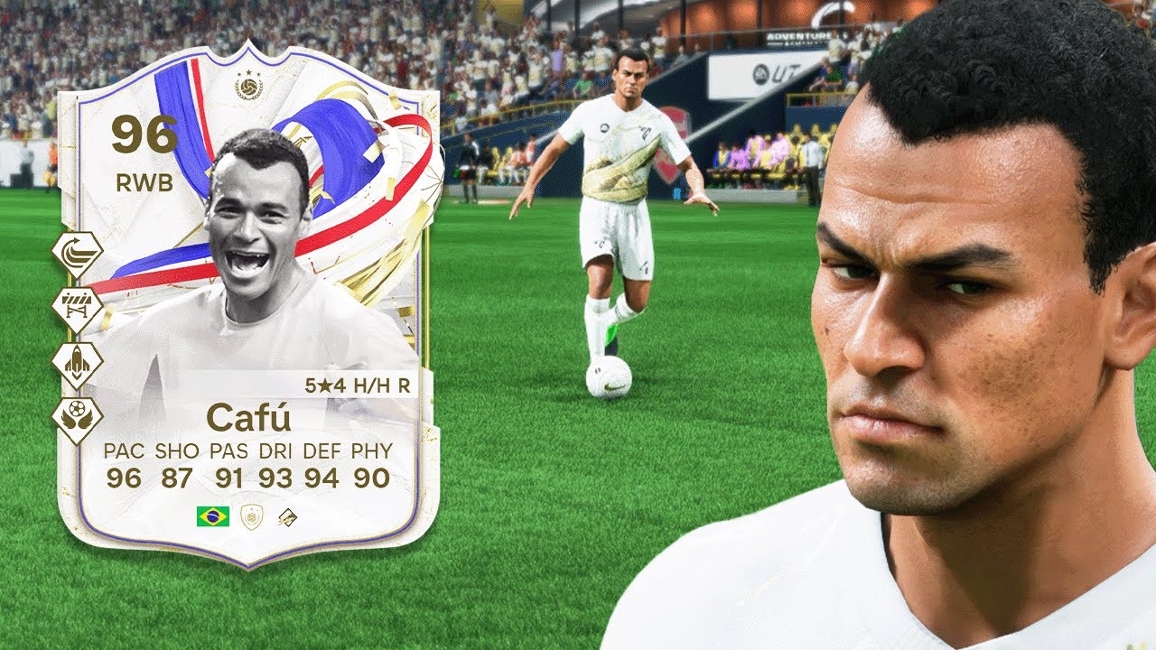 96 GREATS OF THE GAME ICON CAFU SBC PLAYER REVIEW | EA FC 24 ULTIMATE ...