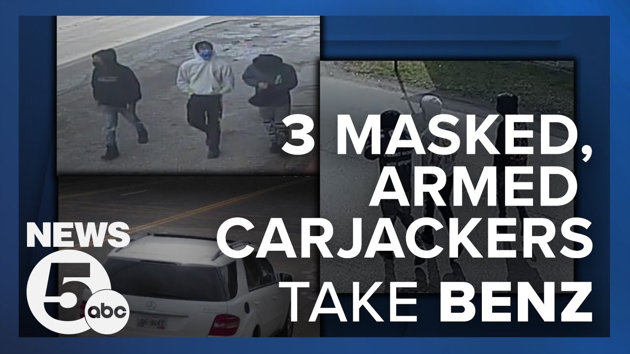 3 mask-wearing men carjack motorists in Akron, steal Mercedes SUV ...