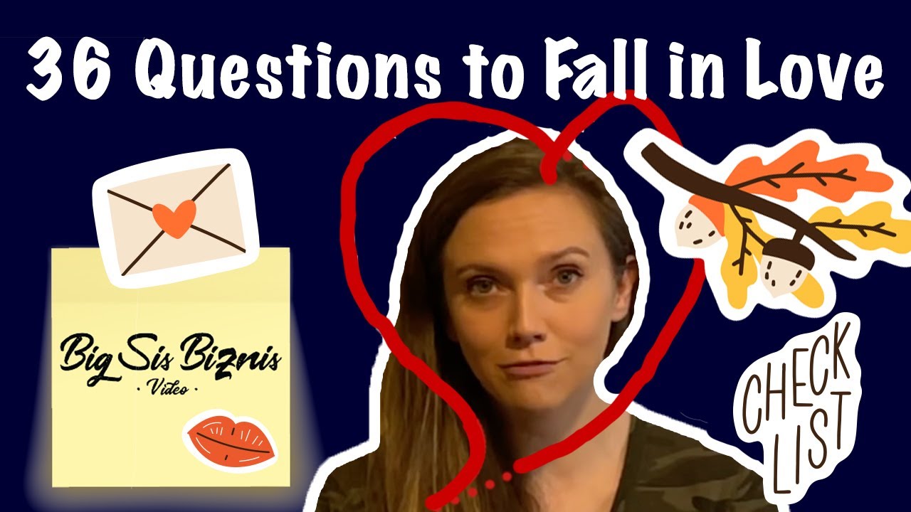 36 Questions to Fall in Love - Or Get to Know Anyone WAY Better - YouTube
