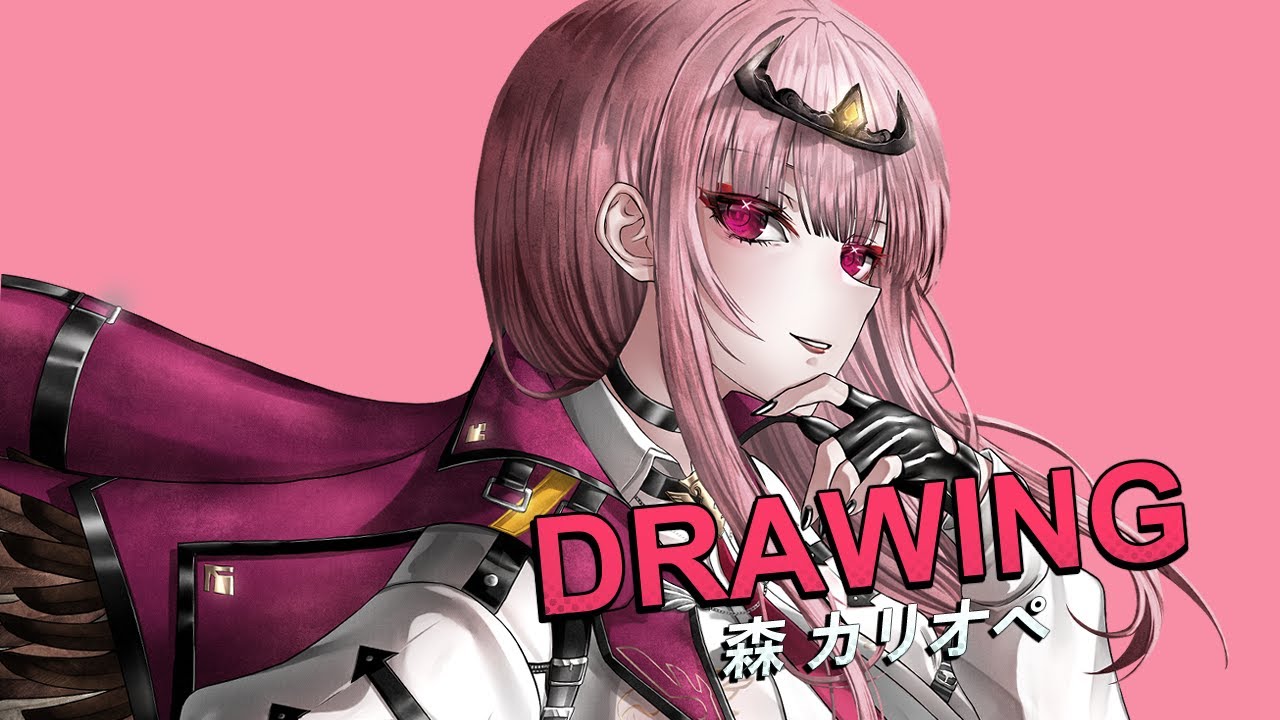 Drawing Mori Calliope - YouTube