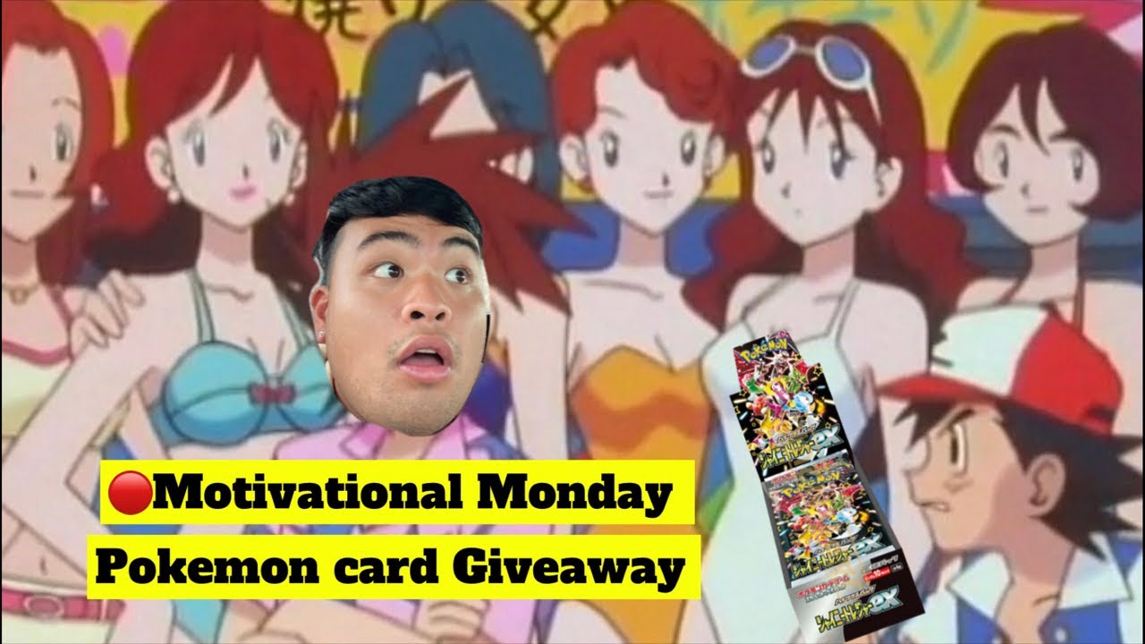 Motivational Monday Pokemon card giveaway - YouTube