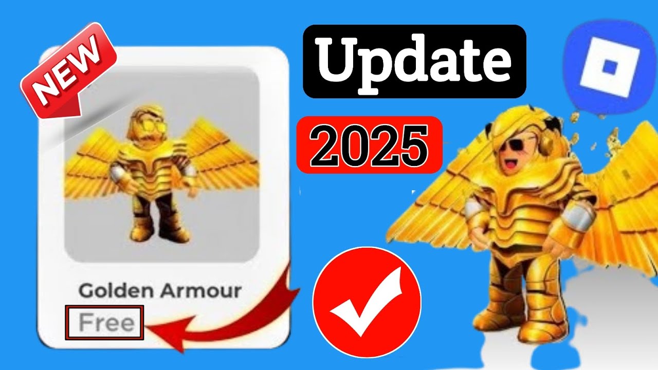How to Get Free Golden Armour Items in Roblox (2025 New Update) | Free ...
