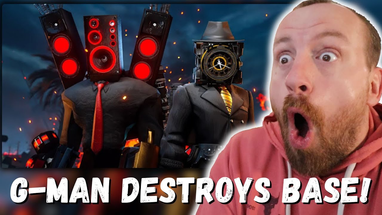 G-MAN DESTROYS BASE!!! skibidi toilet multiverse - season 10 (Secret ...