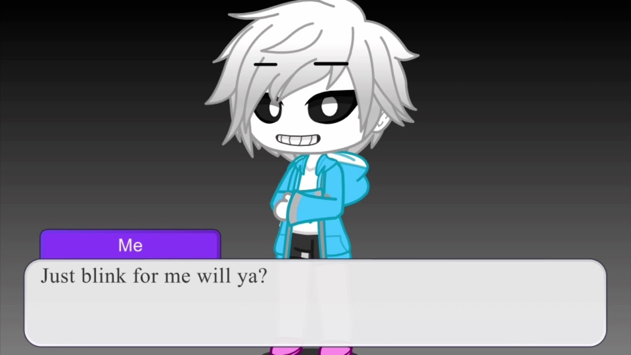 Eye blinking test cuz it's basically a trend now-// Ft. Sans - YouTube