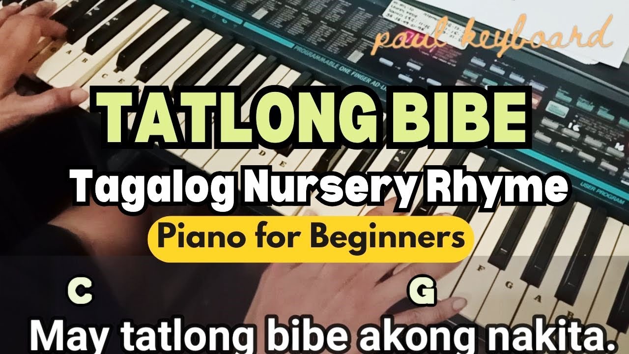 TATLONG BIBE - Tagalog Nursery Rhyme │ Key of C - YouTube