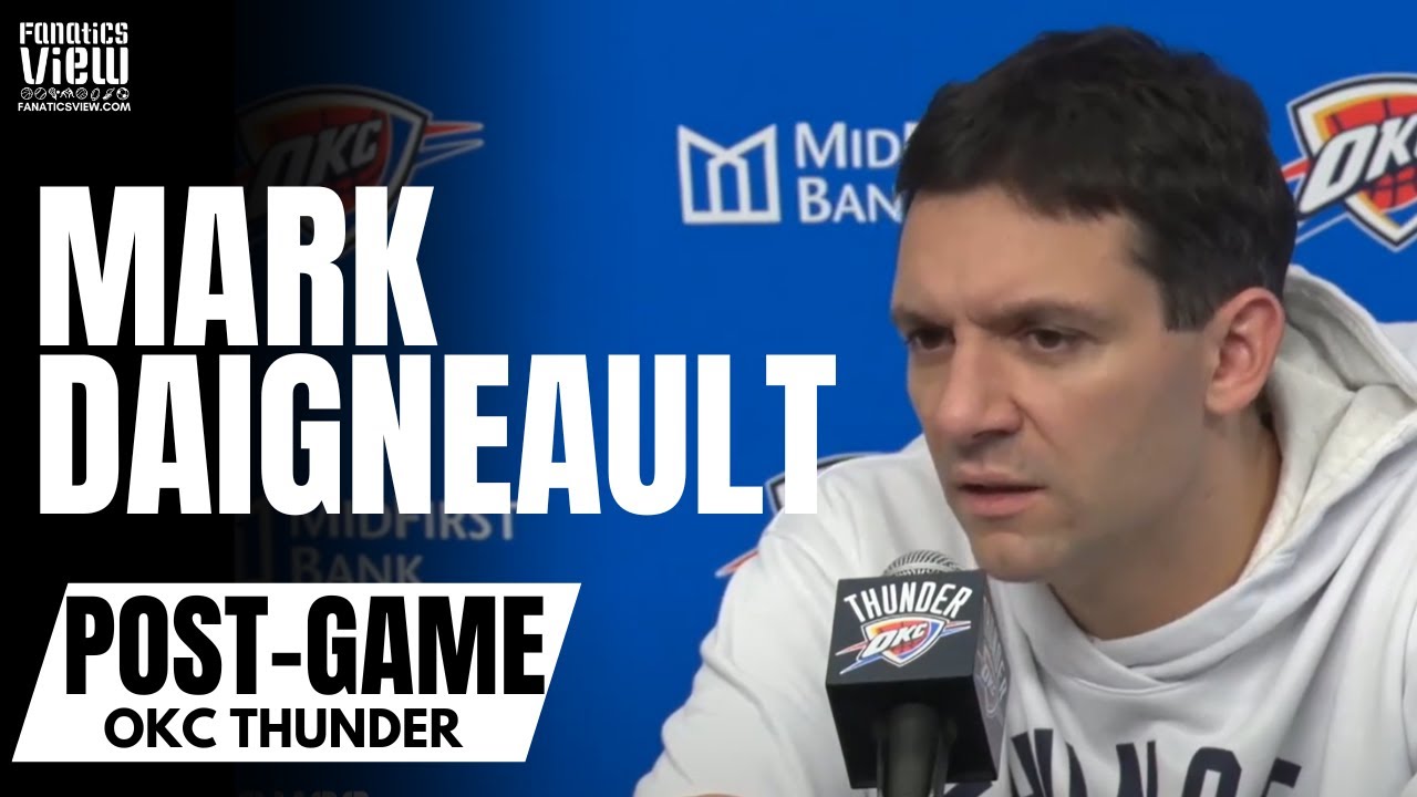 Mark Daigneault Reacts to OKC Thunder Win vs. Toronto, Eugene Omoruyi ...