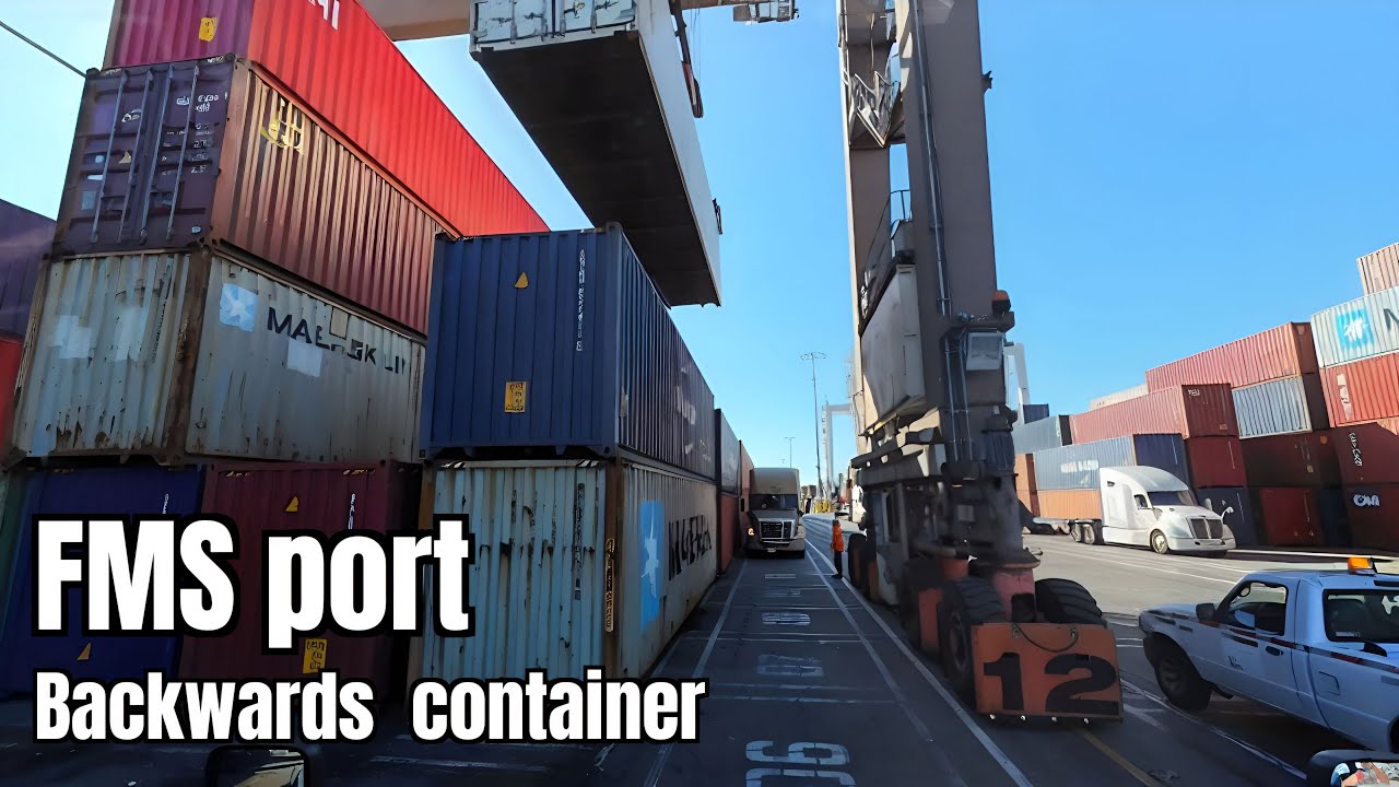 FMS port, backwards container! - YouTube