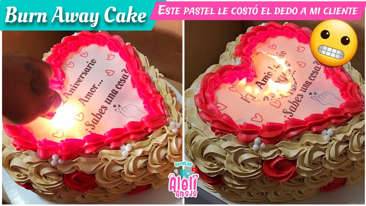 Burn Away Cake PASTELES TENDENCIA 2024 - YouTube
