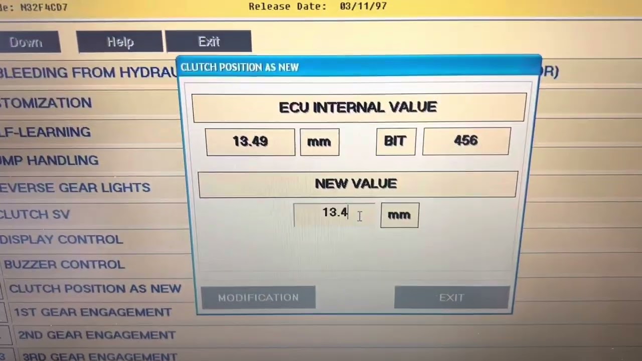 1998 Ferrari 355 F1 GTS, Setting Clutch Position As New with SD2 - YouTube