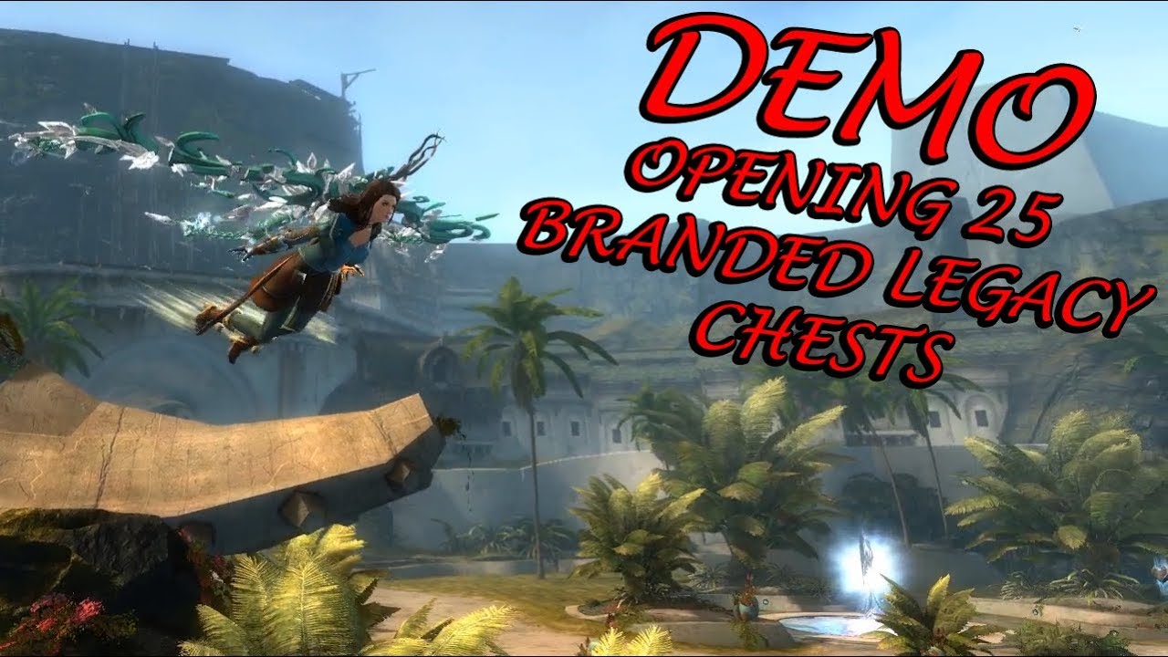 Guild Wars 2 - Opening 25 Branded Legacy Chests - Branded Relic Glider ...