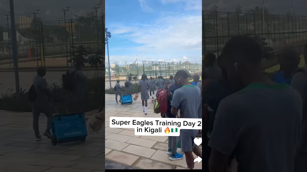 Super Eagles training day 2 in Kigali #supereagles #worldcupqualifier - YouTube