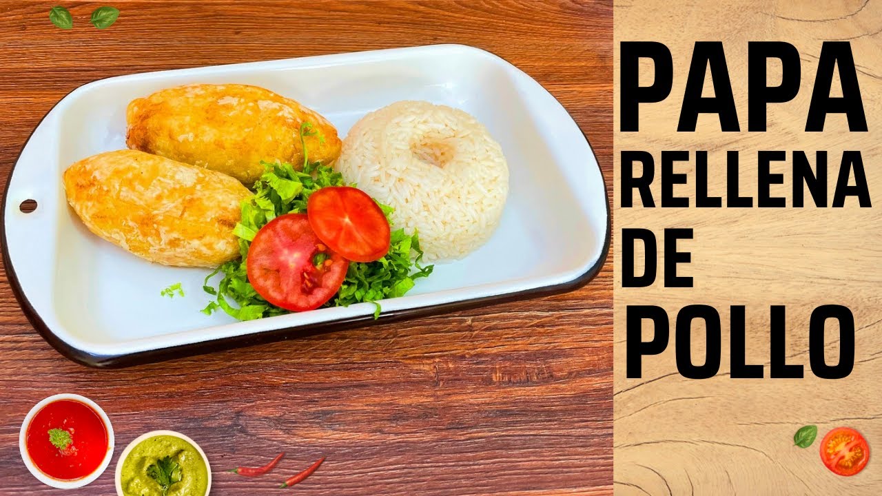 PAPA RELLENA DE POLLO - YouTube