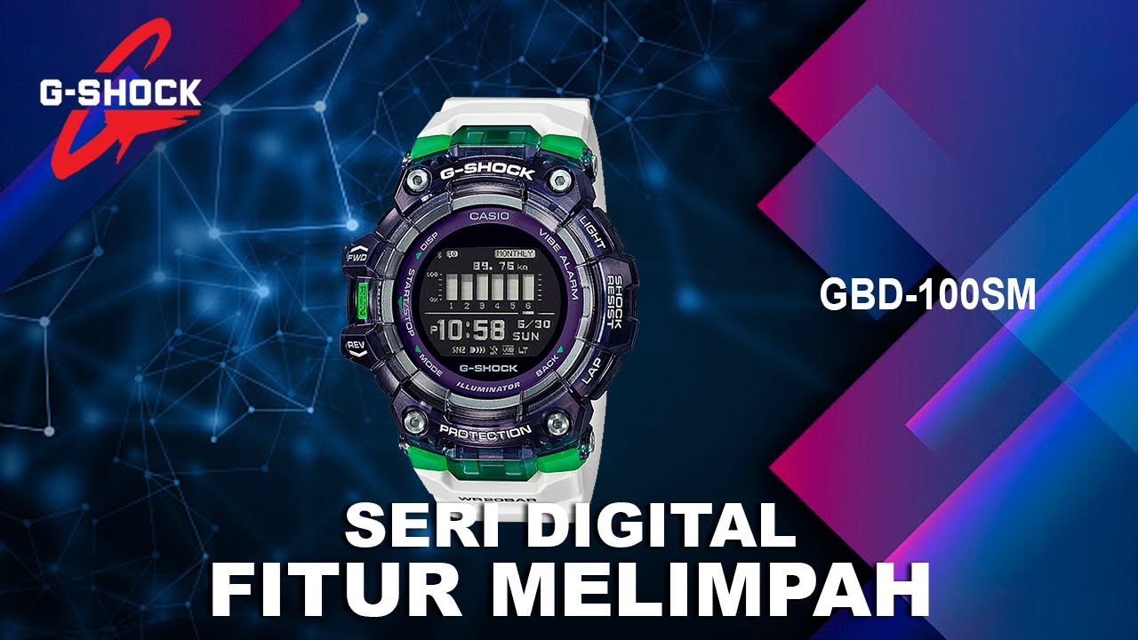 REVIEW JAM TANGAN G-SHOCK GBD-100SM-1A7DR- GALERY JAM TANGAN - YouTube
