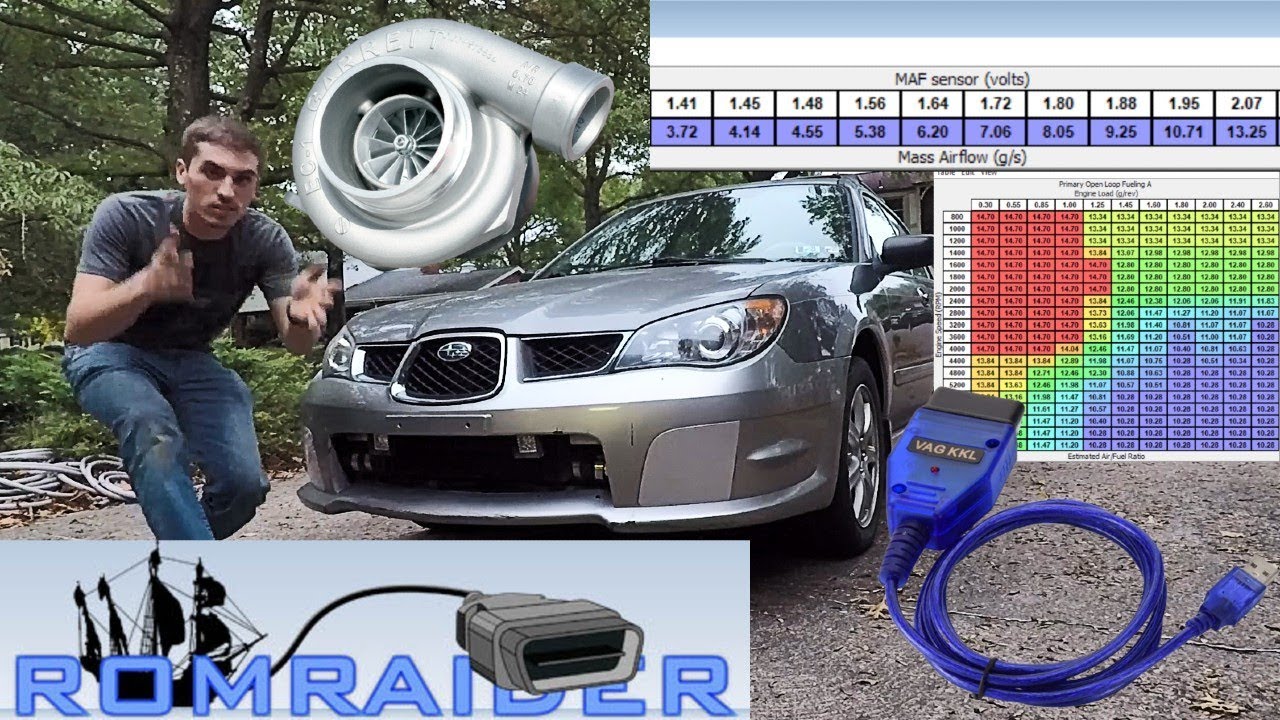 Turbocharging my N/A Subaru | Rescaling the MAF Sensor | TUNING #3 ...