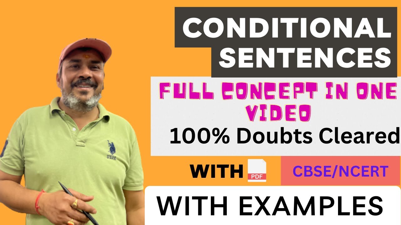 Conditional sentences \ English Grammar for competitive Exams - YouTube