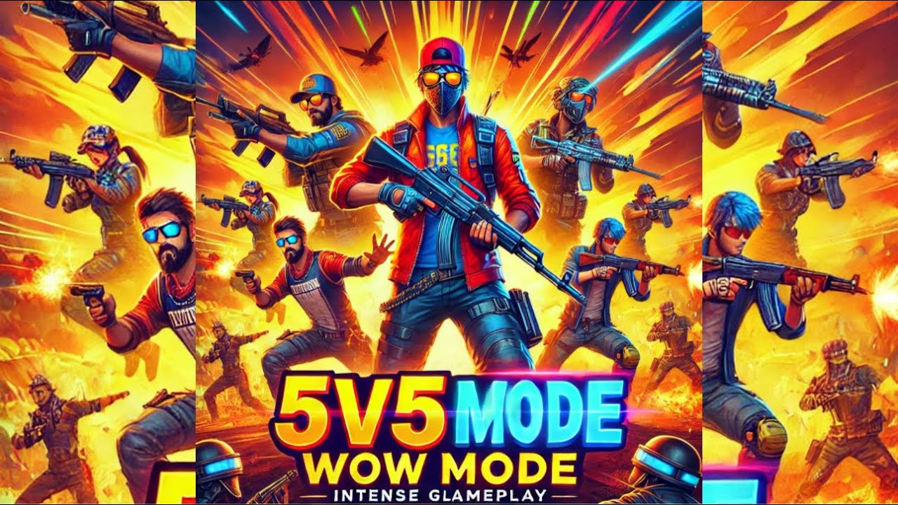 5v5 BGMI WOW Mode Gameplay | Intense Battles & Pro Skills # ...
