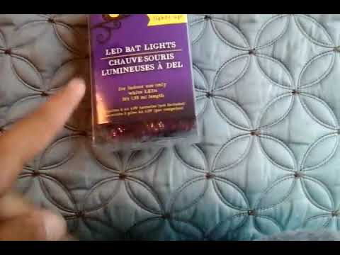 Dollar store 10 led bat string lights - YouTube