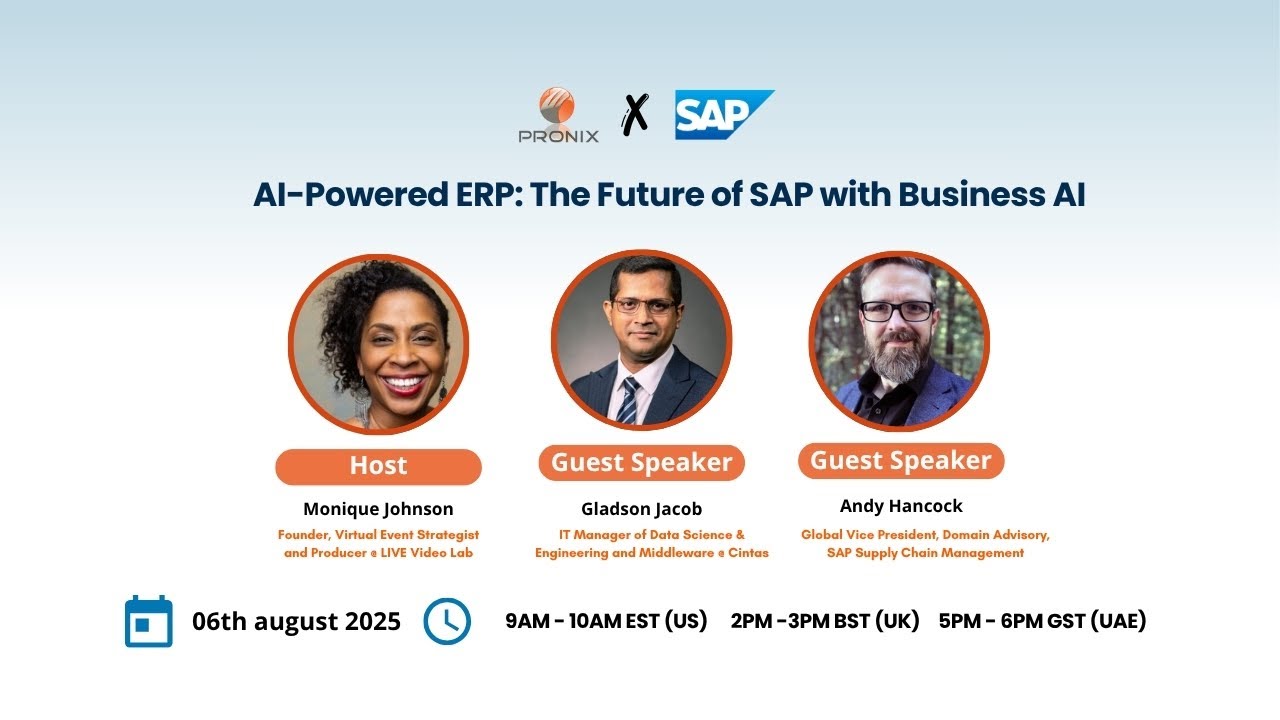 AI-Powered ERP: The Future of SAP with Business AI - YouTube