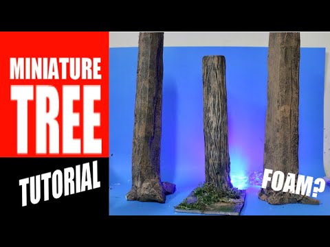 TUTORIAL: Make Miniature Trees For Your Action Figure Dioramas! EASY ...
