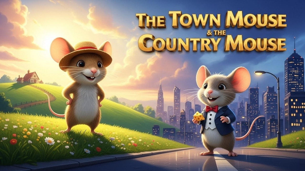 The Town Mouse and The Country Mouse: An Adventure! - YouTube