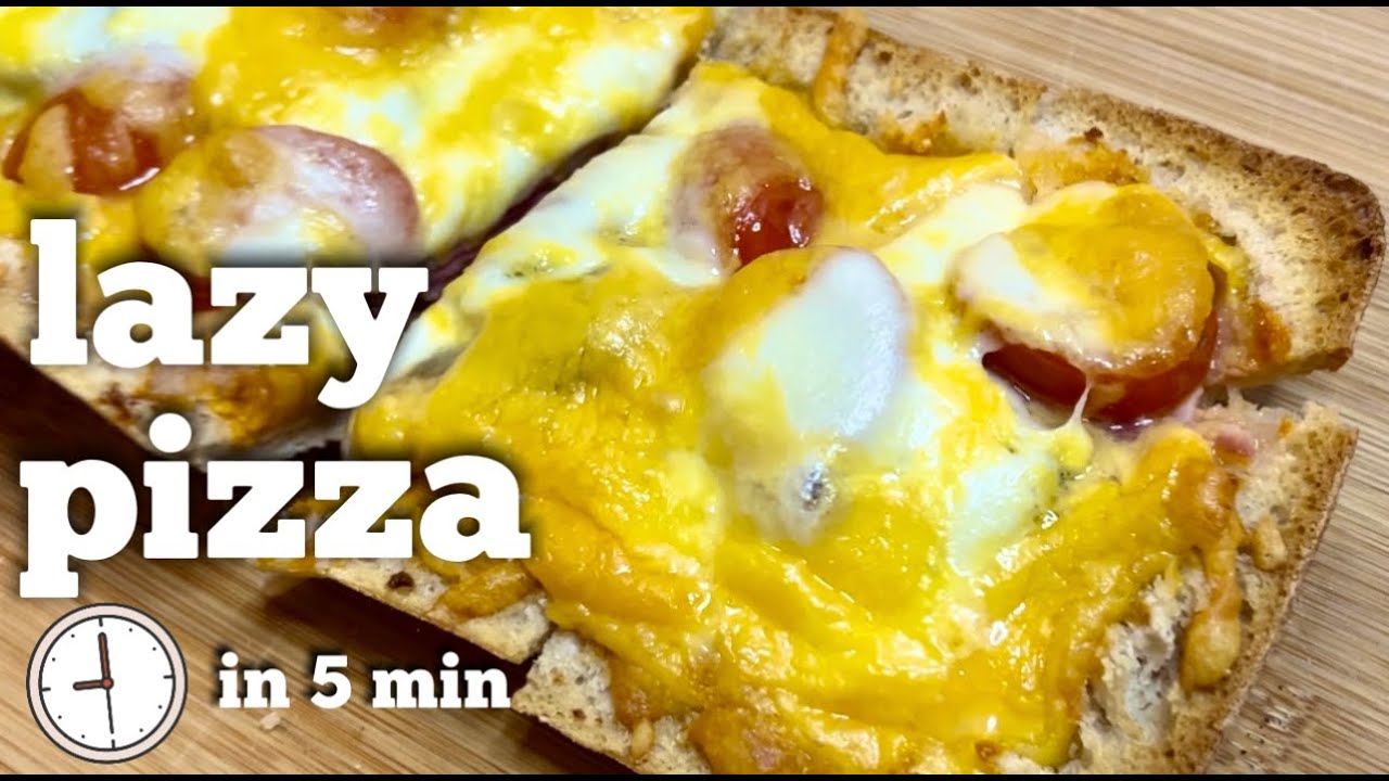 Lazy Pizza in 5 Minutes! Feasting! - YouTube