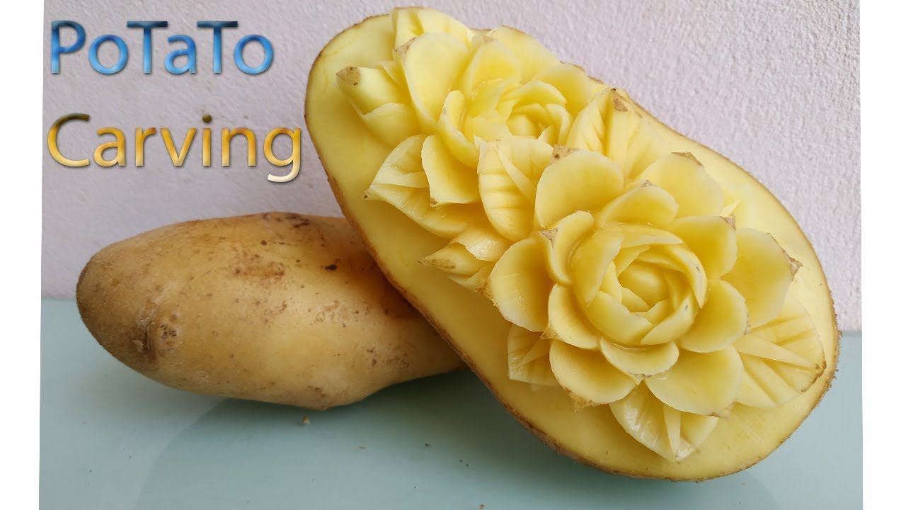Potato Carving | carving fruits | By BÀN TAY ĐEN #carving #watermelon ...