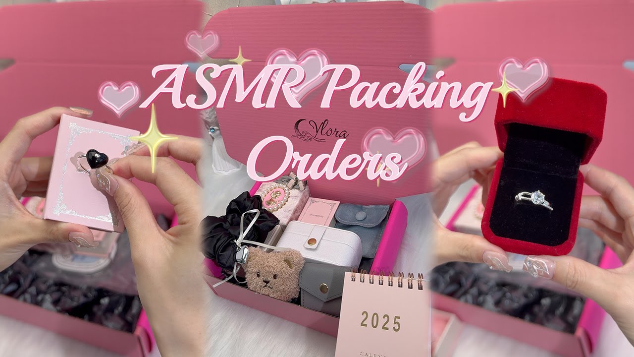 ASMR Packing Video: A Big First Order – Thank You for Trusting Us 💖 # ...