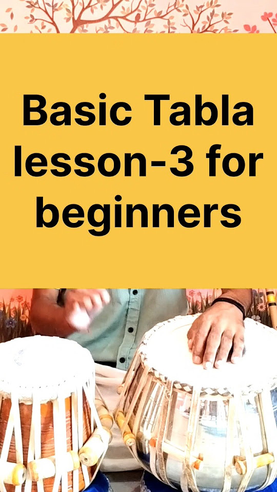 Learn Tabla from basic to advance|Tabla lesson-3|Basic lesson for beginners|तबला कैसे सीखें|# ...