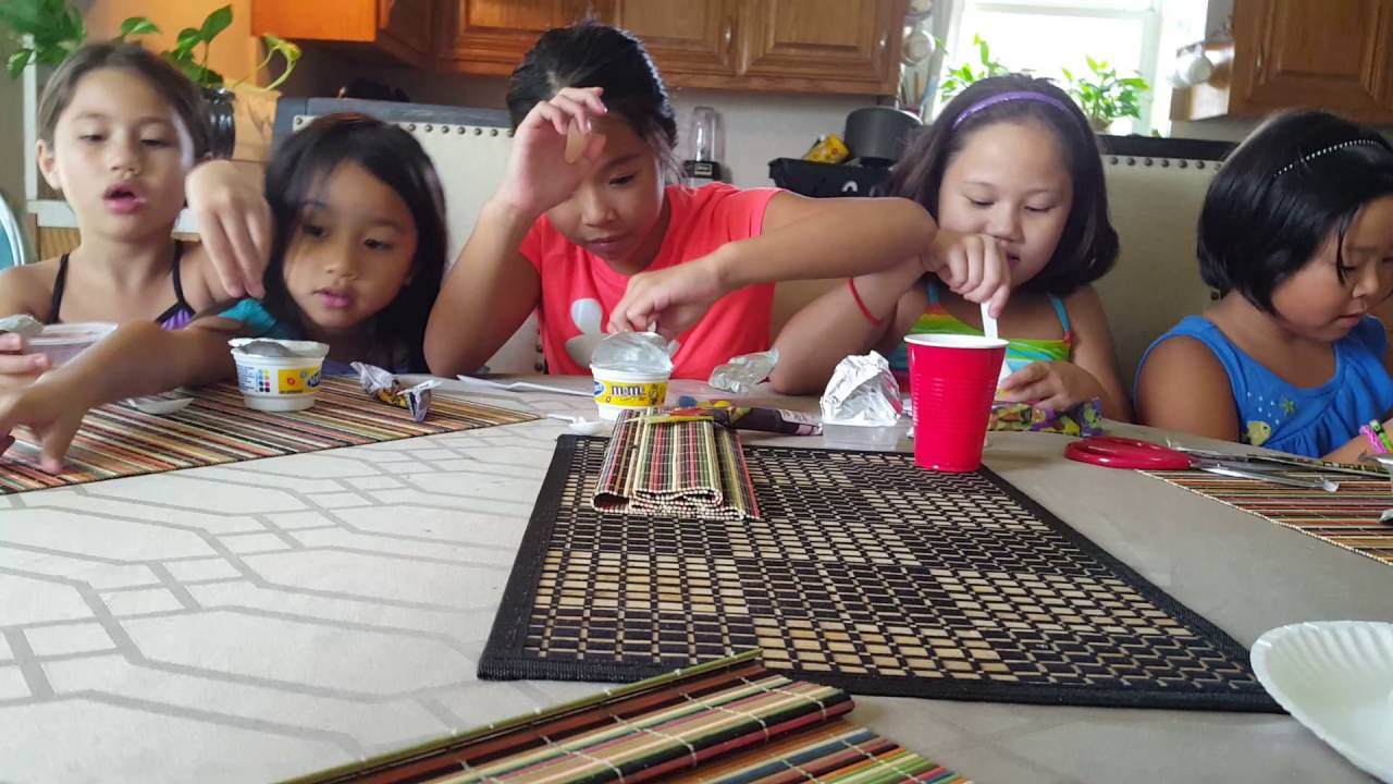 Yogurt challenge - YouTube