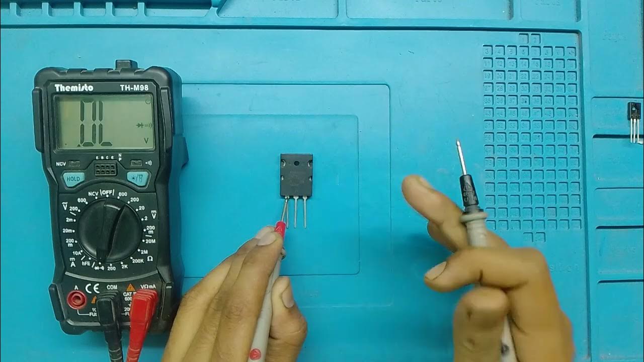 How To Check Transistor Using Digital Multimeter - YouTube