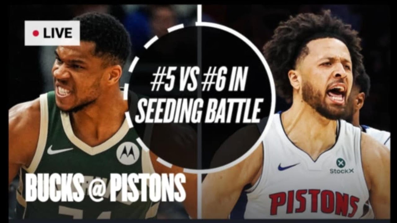 Detroit Pistons at Milwaukee Bucks NBA Live Play by Play Scoreboard ...