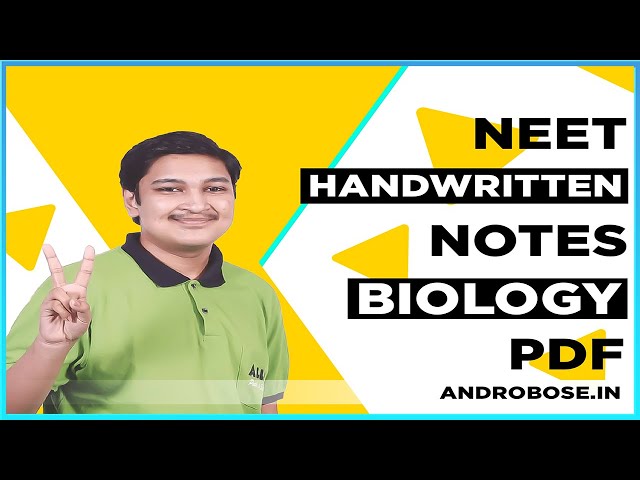 NEET Handwritten Notes Pdf Biology Biology Handwritten, 40% OFF