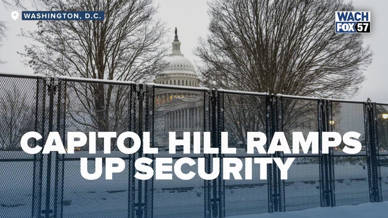 Capitol security heightened after two men arrested in separate threatening incidents - YouTube