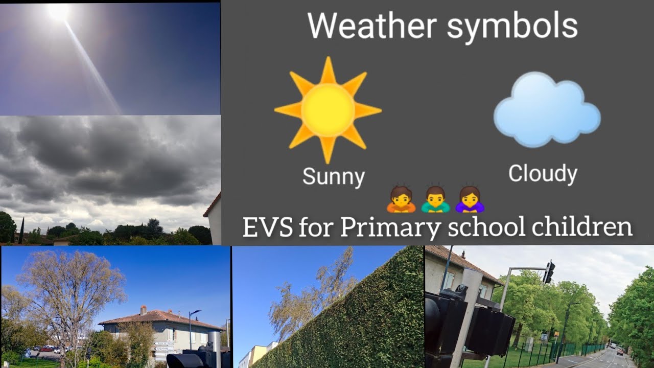 Weather Symbols For Kids Sunny