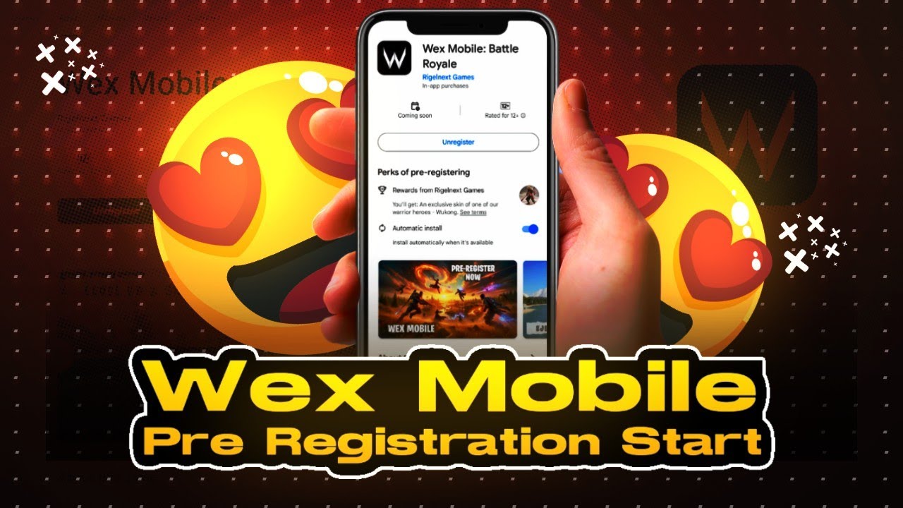 Don't Miss Out! Pre-Register for Wex Mobile on Google Playstore - YouTube