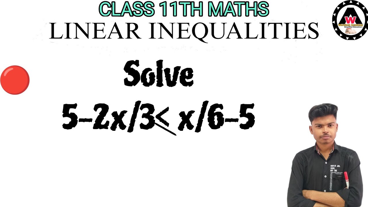 Solve 5 2x 3 ≤x 6 5 Worldeez Academy Youtube