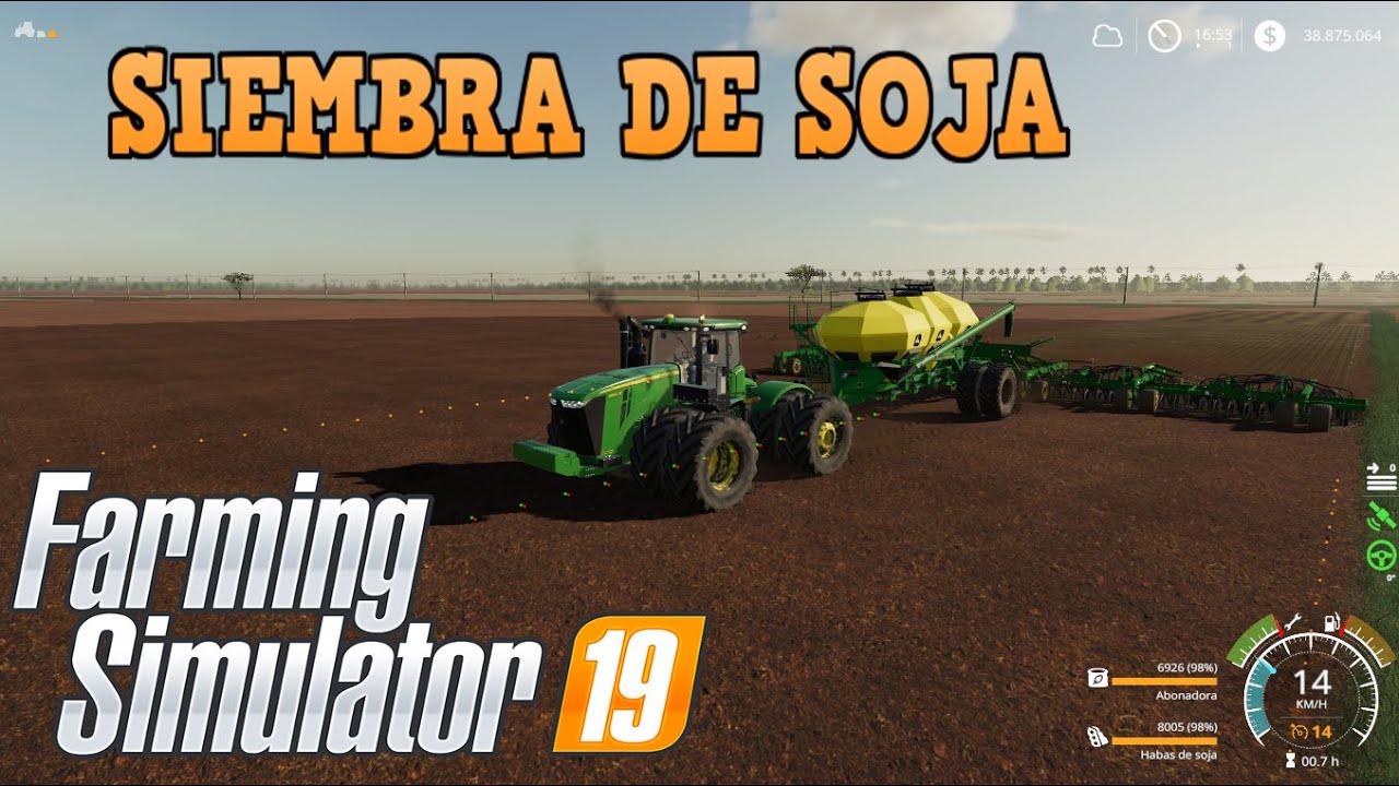 SIEMBRA DE SOJA JD 9560R + JD AIR DRILL (ARAÑA) | MAPA NUEVO | FARMING ...