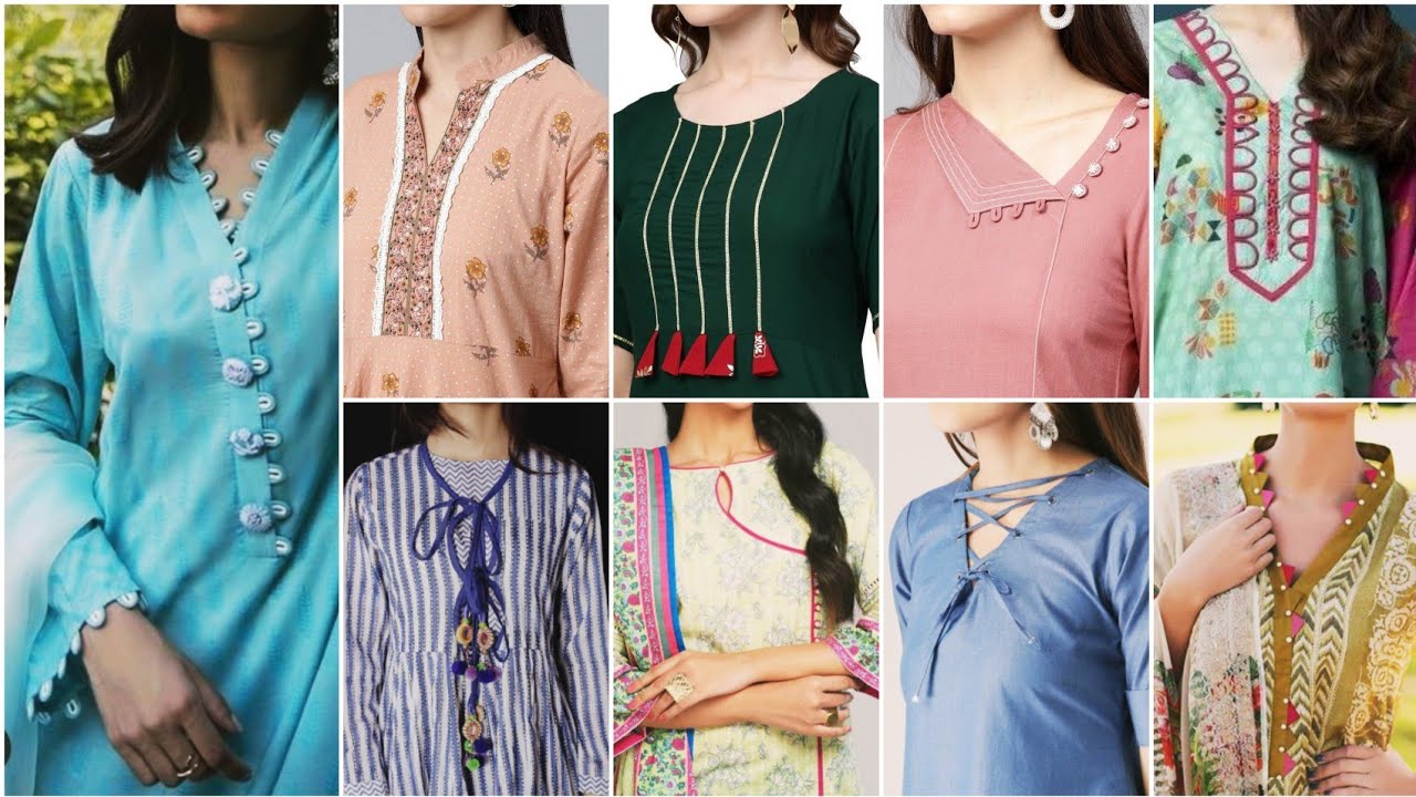 Very Beautiful Kurti Neck Designs 2021/Stylish neckline ideas/Different ...