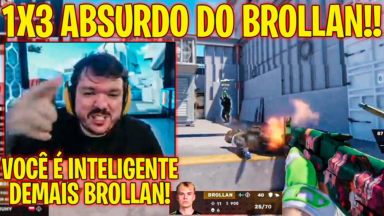 BROLLAN FAZ CLUTCH 1X3 INSANO CONTRA SPRIT E GAULES COMEMORA!!! - YouTube