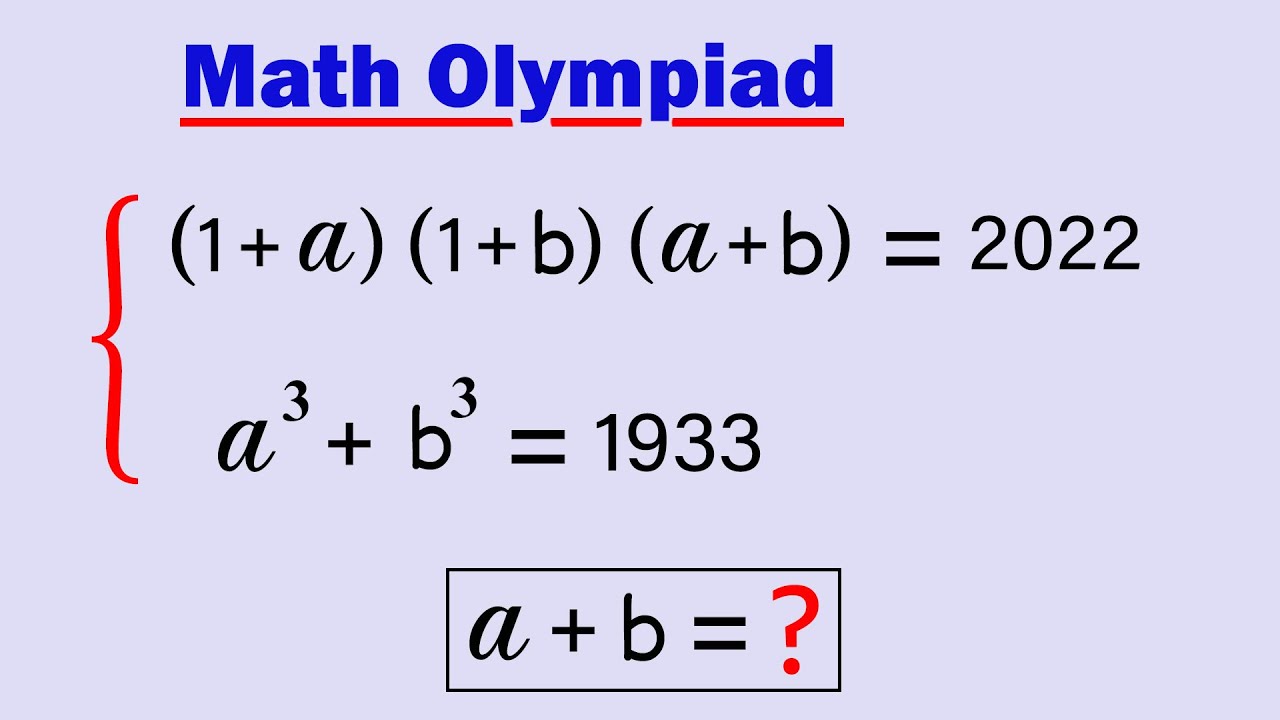 Math Olympiad | A Nice Algebra Problem | VIJAY Maths - YouTube