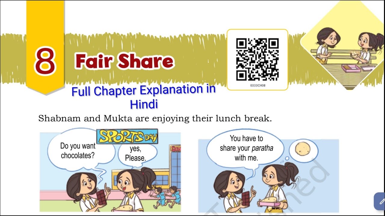 Fair Share |Class 3| Maths| Chapter 8|Maths Mela| Fraction |Half ...
