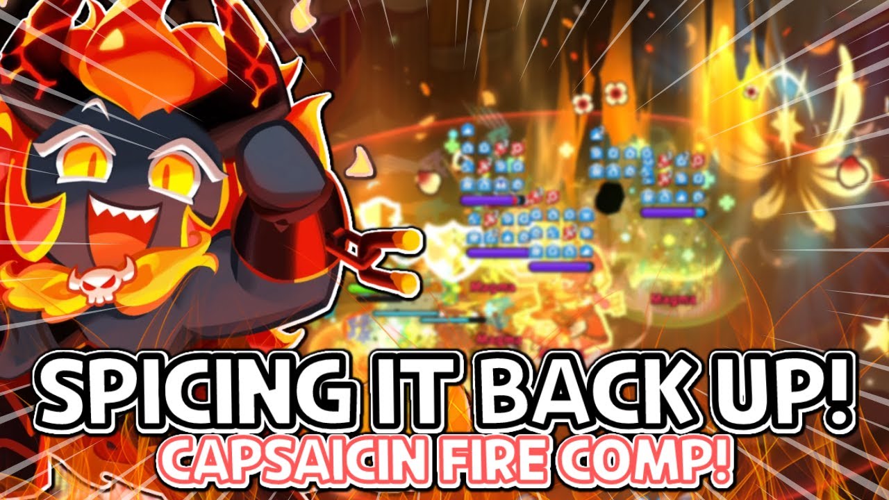 SPICING IT UP AGAIN! Capsaicin Fire Comp Review! | Cookie Run Kingdom ...