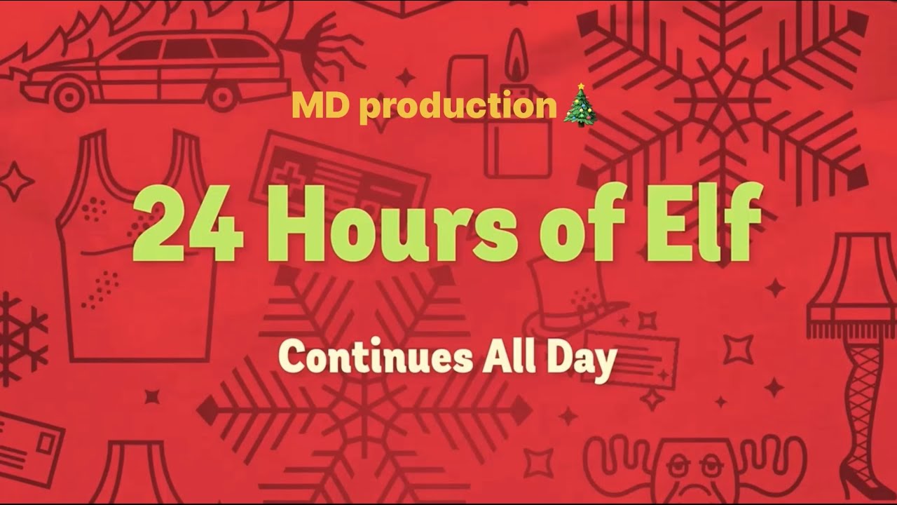 TBS Promo: 24 Hours Of Elf Continues All Day ⛄️ December 2024 - YouTube