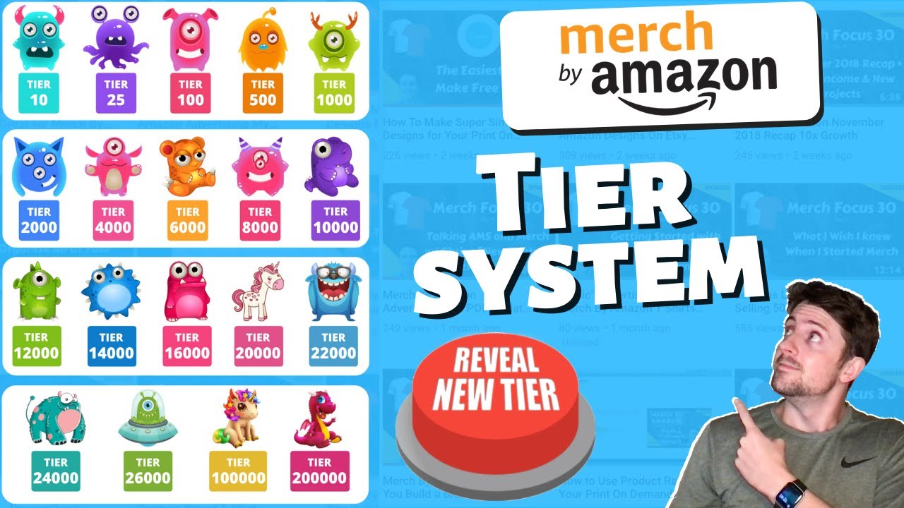 Merch by Amazon Tier System 🔥🔥Tier 6000 What it Took (MERCH BY AMAZON ...