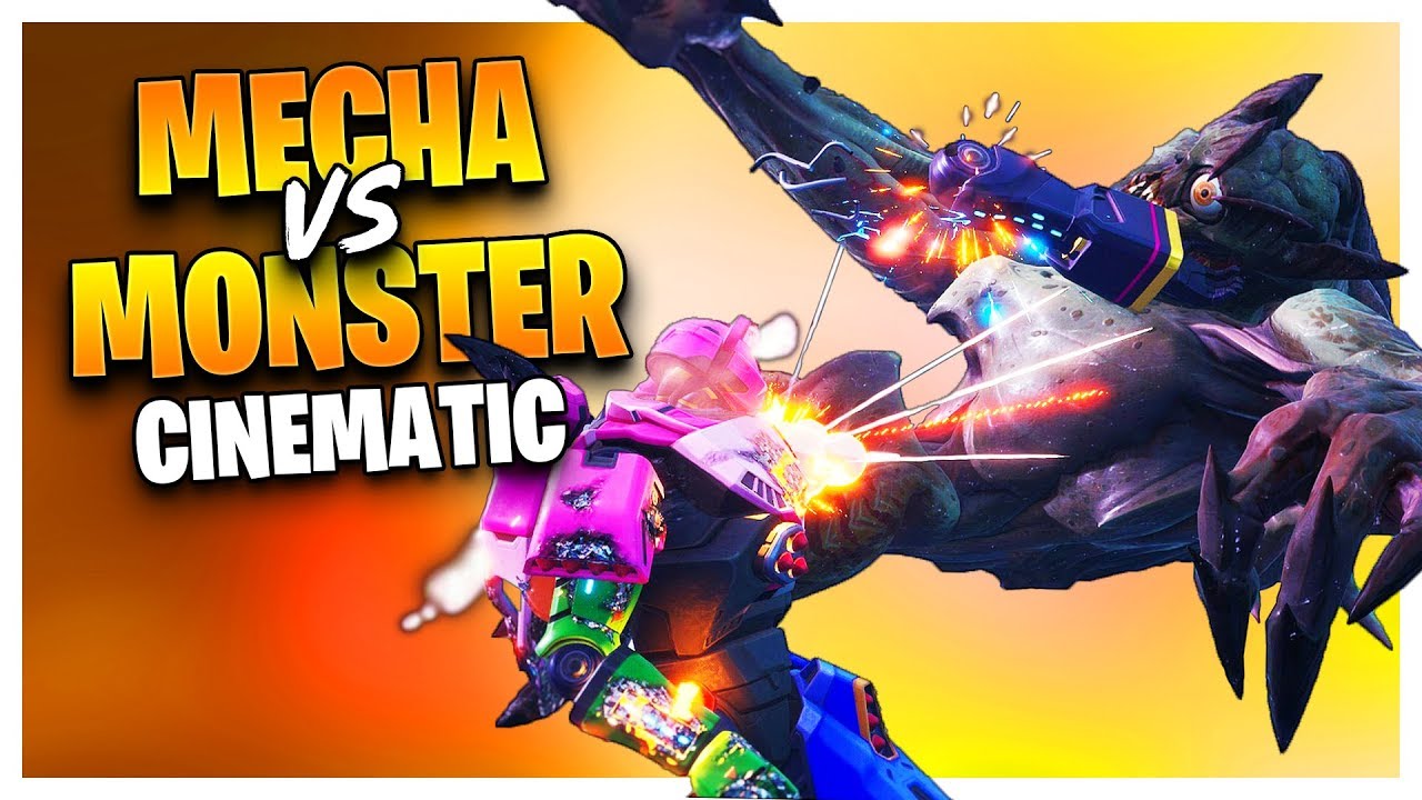 Fortnite Mecha vs Monster Event Cinematic - YouTube