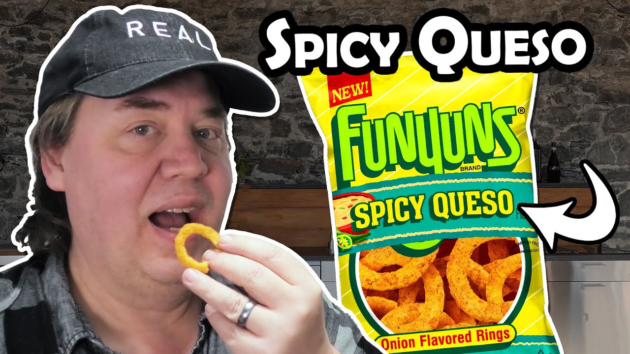 "Spicy Queso FUNYUNS: A Fiery Crunchy Delight or Total Letdown? - YouTube