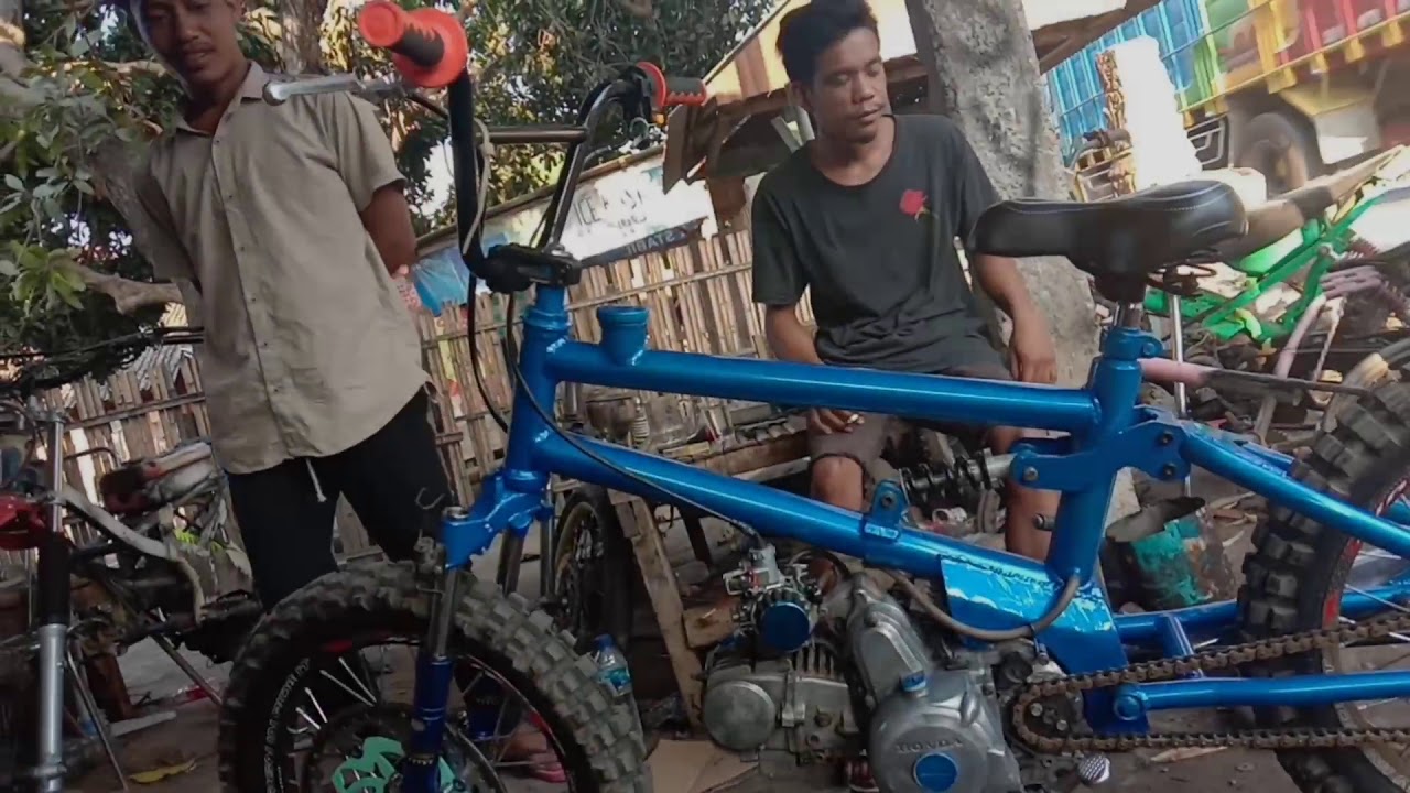 Par 2 : Hasil dari pembuatan motor sepeda BMX - YouTube
