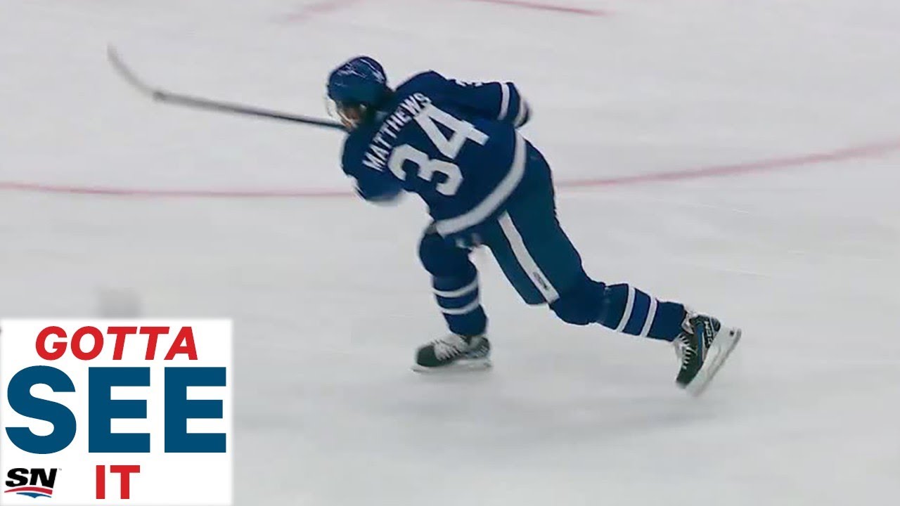 GOTTA SEE IT: Auston Matthews Fires Home Wrist Shot For 60th Goal Of ...